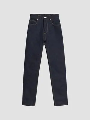 Bottega Veneta Mid-rise Straight-leg Jeans - Indigo
