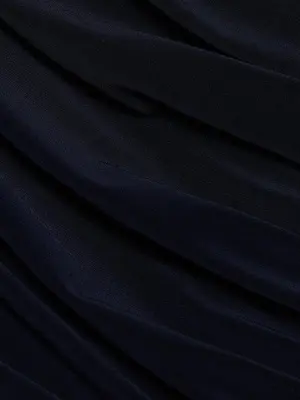 Amsale Draped Jersey Column Gown