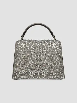 Valentino Garavani Mini Vsling Top Handle Bag With Sparkling Embroidery