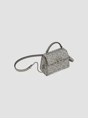 Valentino Garavani Mini Vsling Top Handle Bag With Sparkling Embroidery