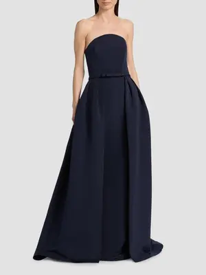 Amsale Strapless Gown