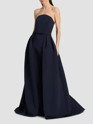 Amsale Strapless Gown