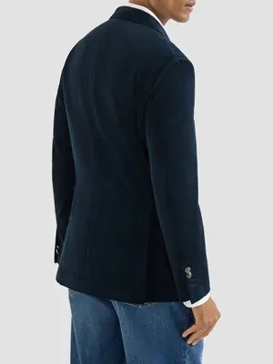 Brunello Cucinelli Corduroy One-and-a-half Breasted Deconstructed Blazer