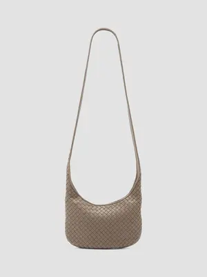 Bottega Veneta Small Veneto Leather Crossbody Bag
