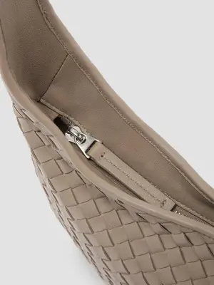 Bottega Veneta Small Veneto Leather Crossbody Bag