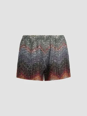 Missoni Meander-chevron Wefted-loom Shorts
