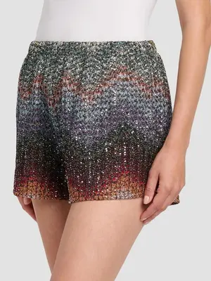 Missoni Meander-chevron Wefted-loom Shorts