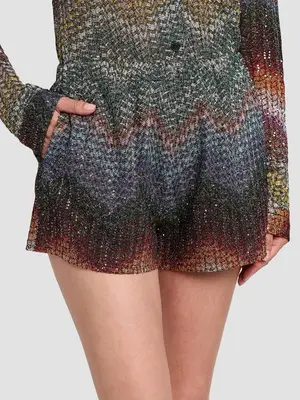 Missoni Meander-chevron Wefted-loom Shorts