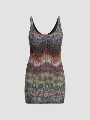Missoni Sequin Wefted Loom Knit Minidress