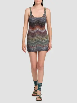 Missoni Sequin Wefted Loom Knit Minidress