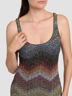 Missoni Sequin Wefted Loom Knit Minidress