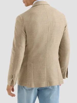 Brunello Cucinelli Comfort Wool And Cashmere Flannel Deconstructed Blazer