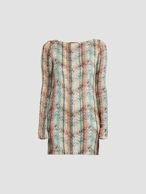 Missoni Chevron & Striped Minidress