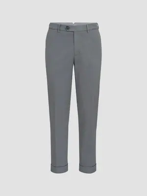 Brunello Cucinelli Gart Dyed Italian Fit Trousers - Grey