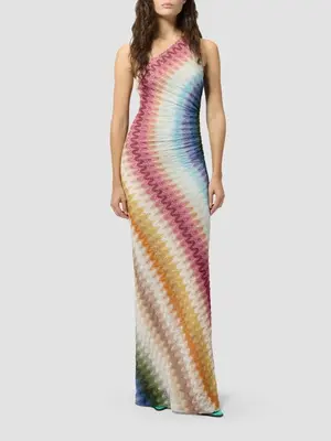 Missoni Gradient One-shoulder Maxi Dress