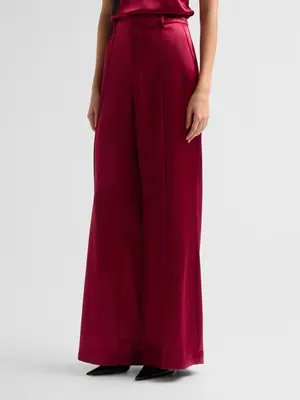 Cinq À Sept Jyn Satin Flared-leg Pants