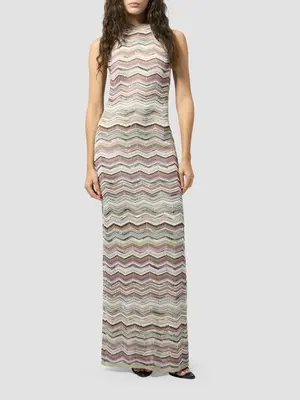 Missoni Zigzag Sleeveless Maxi Dress