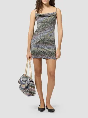 Missoni Printed Scoopneck Mini Dress