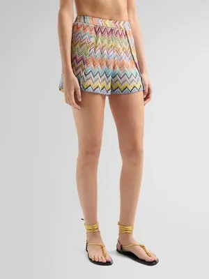 Missoni Zigzag Cover-up Shorts