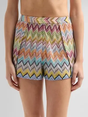 Missoni Zigzag Cover-up Shorts