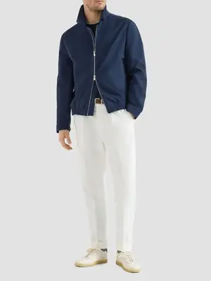 Brunello Cucinelli Water Resistant Microfiber Outerwear Jacket