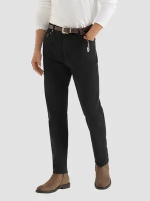 Brunello Cucinelli Gart-dyed Denim Iconic Fit Five-pocket Jeans - Black