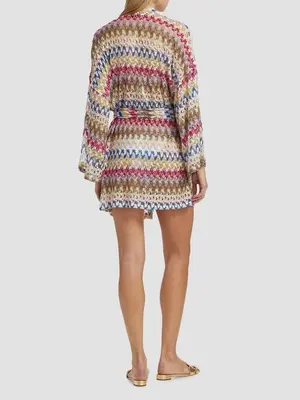 Missoni Raschel Lace Cover-up Shirtdress