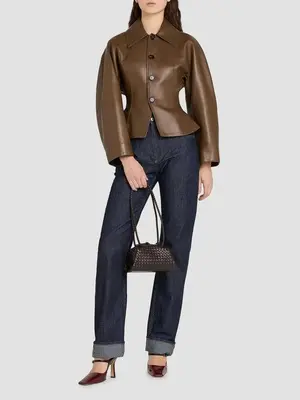 Bottega Veneta Sculpted Leather Jacket