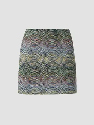 Missoni Swirl Pattern Mini Skirt