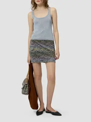 Missoni Swirl Pattern Mini Skirt