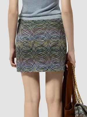 Missoni Swirl Pattern Mini Skirt