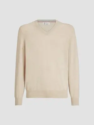 Brunello Cucinelli Cashmere Sweater Sand