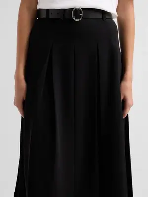 Cinq À Sept Rylee Belted A-line Midi Skirt