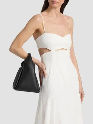Black Halo Erica Stretch-cotton Midi-dress