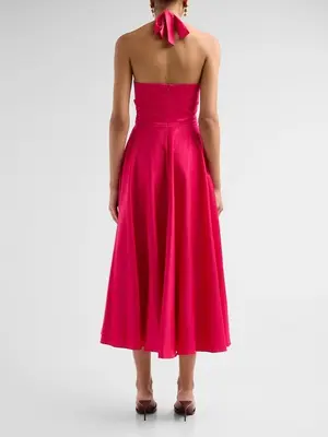 Black Halo Noelle Midi Dress