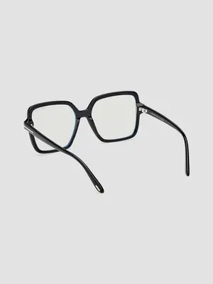 TOM FORD 56mm Square Blue Block Eyeglasses