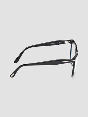 TOM FORD 56mm Blue Block Eyeglasses
