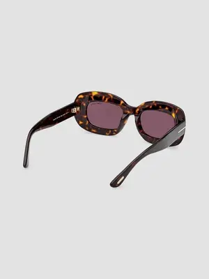 TOM FORD Islay 50mm Oval Sunglasses - Brown