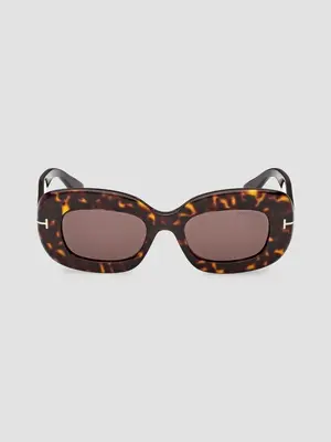 TOM FORD Islay 50mm Oval Sunglasses - Brown