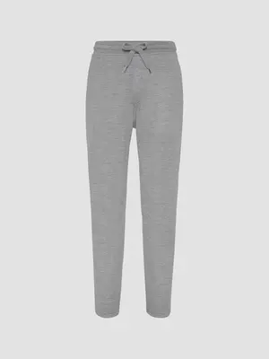Brunello Cucinelli Cashmere And Silk French Terry Trousers - Grey