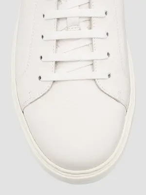Brunello Cucinelli Grain Leather Low-top Sneakers