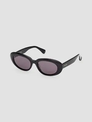 Max Mara 53mm Oval Sunglasses - Black