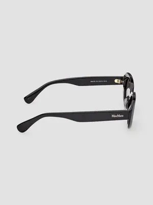 Max Mara 53mm Oval Sunglasses - Black