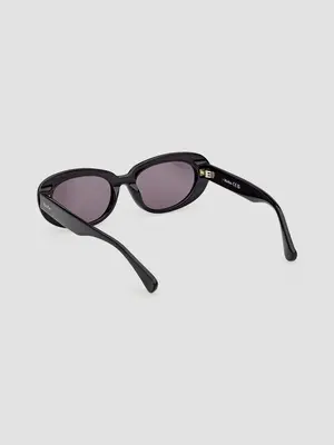 Max Mara 53mm Oval Sunglasses - Black