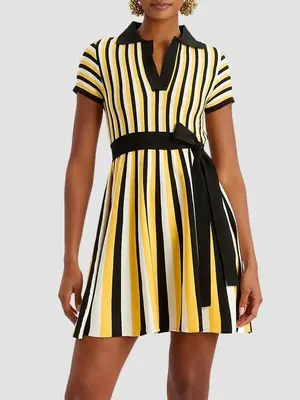La DoubleJ Plaza Mini Dress - Multicolor