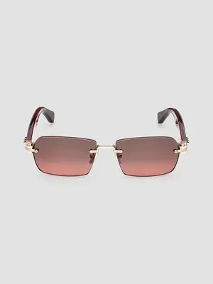CHRISTIAN LOUBOUTIN 56mm Rectangular Sunglasses