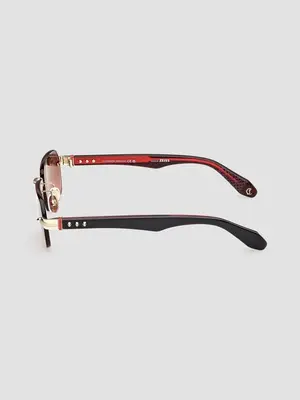 CHRISTIAN LOUBOUTIN 56mm Rectangular Sunglasses