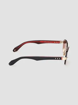 CHRISTIAN LOUBOUTIN 56mm Rectangular Sunglasses