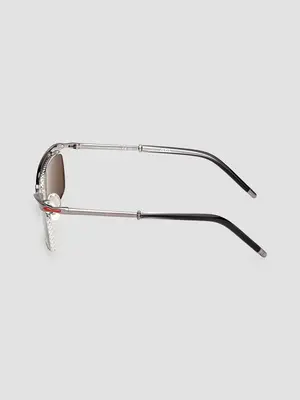 CHRISTIAN LOUBOUTIN Hot Chick 55mm Rectangular Sunglasses