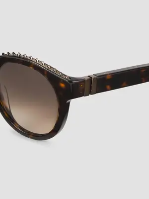 CHRISTIAN LOUBOUTIN Anouk 53mm Round Sunglasses